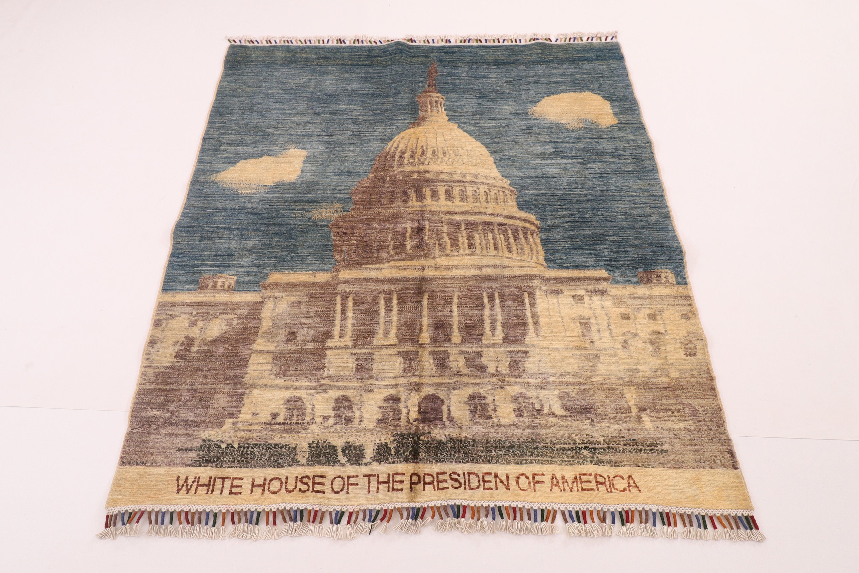 Handmade White House of President of America 4'8x5'1 - Etsy