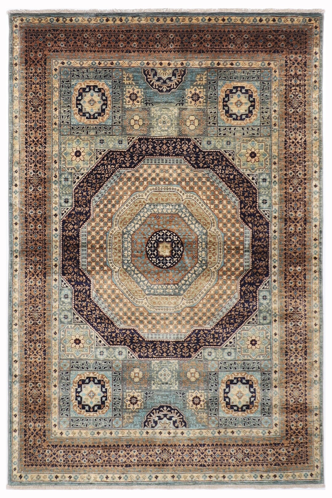Handmade 5x7 Ft High Quality Mamluk Area Hand Knotted Rug - Etsy