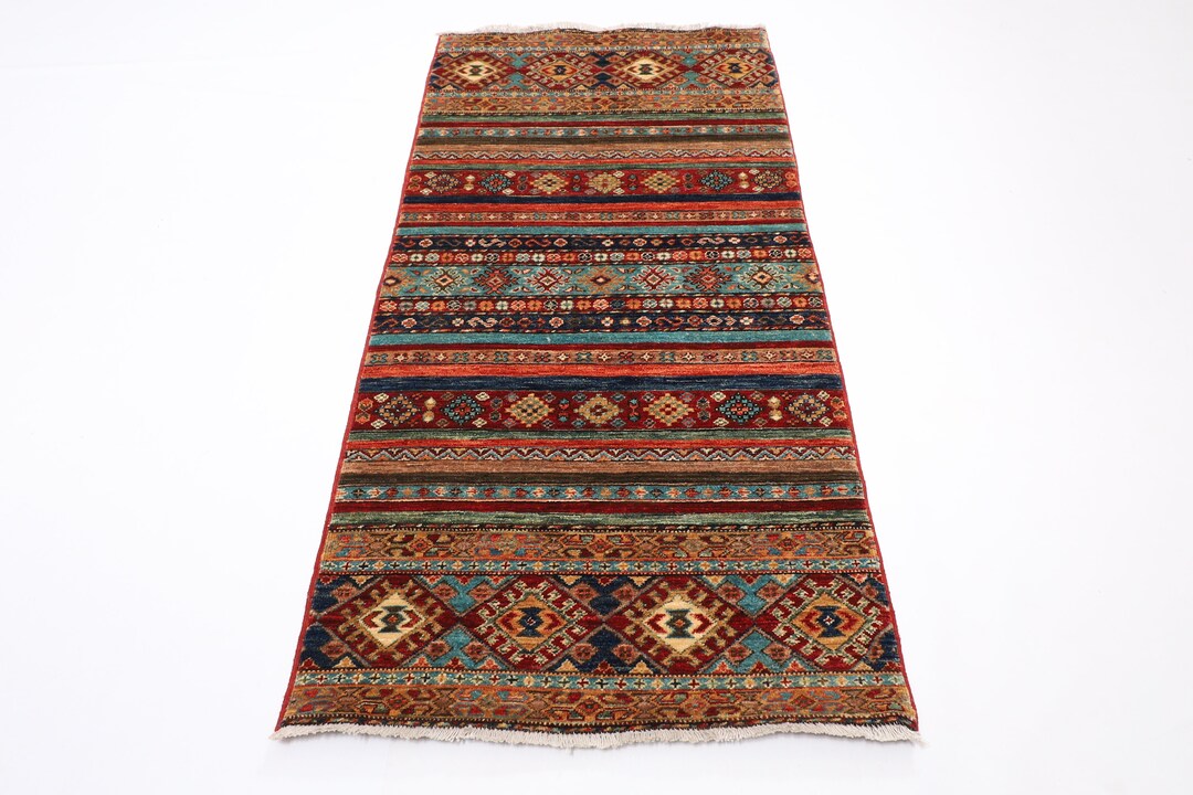 6 FT Runner Rug Wool Natural Colors 2'10x6'1 Hand - Etsy