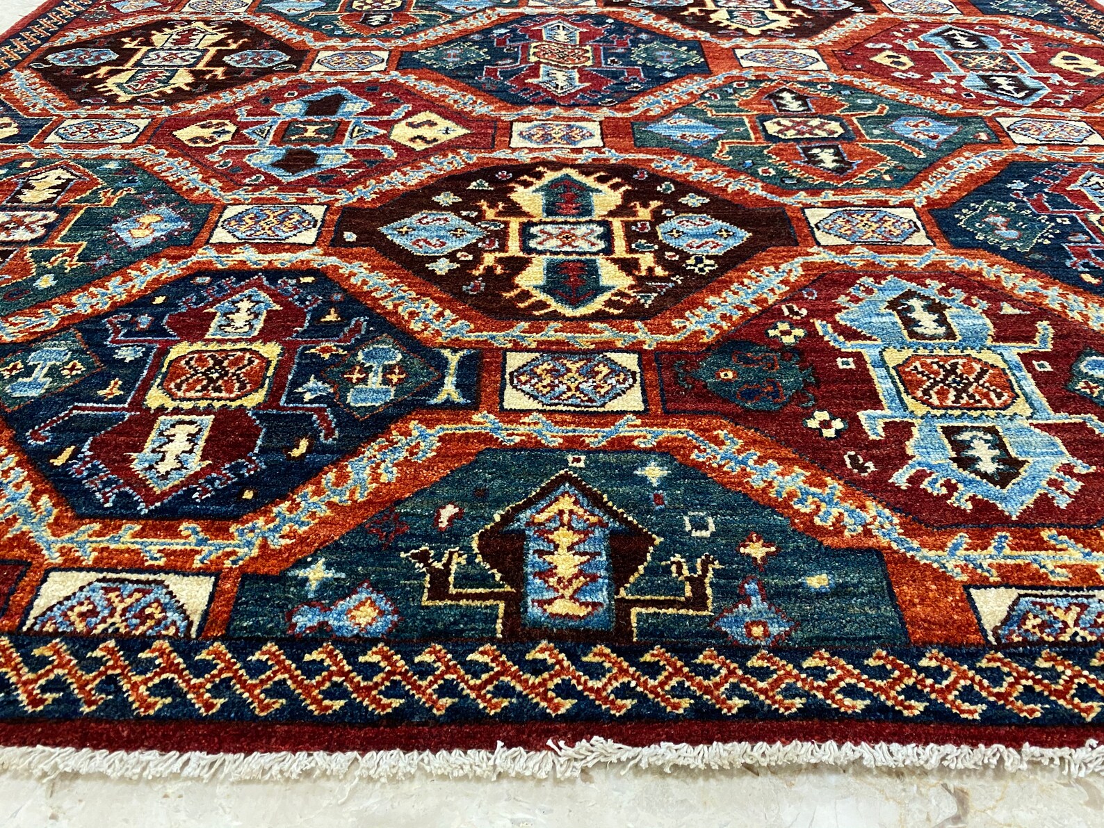 6x12 ft Area Rug afghan Hand Knotted Rug Bedroom Rug | Etsy