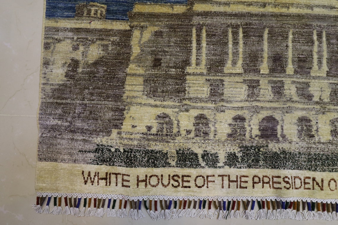 Handmade White House Of President Of America 4.8x5.1 FT Wall | Etsy