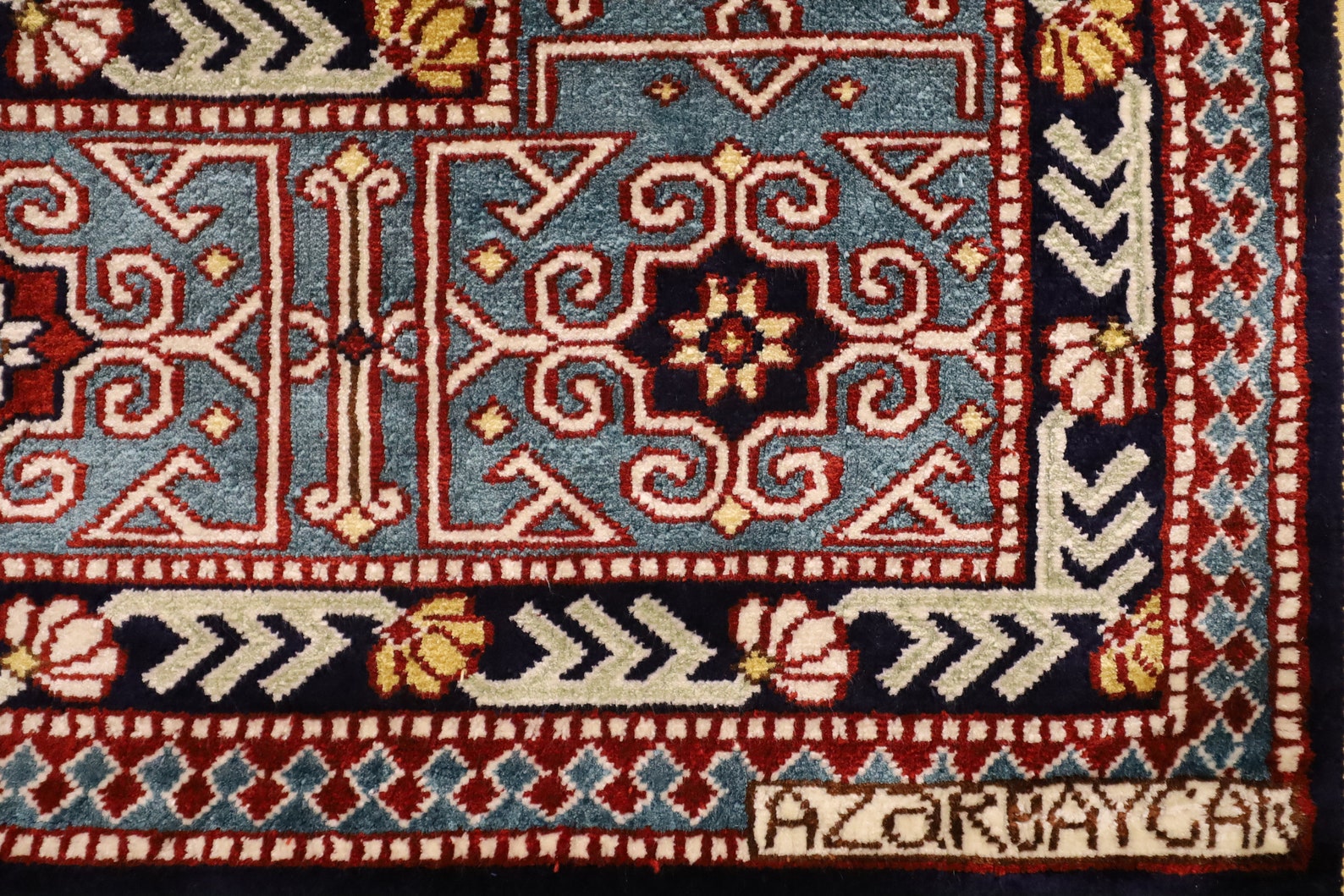 Handmade 3x5 Azerbaijan Silk Rug Natural Colors Afghan Hand | Etsy