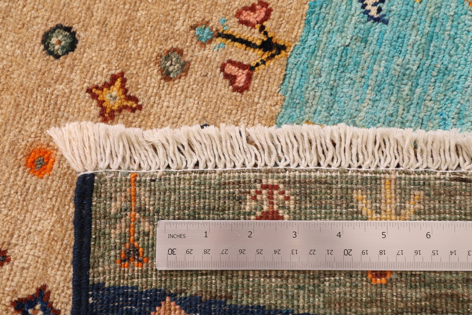 Landscape 4x6 Area Rug Wool Natural Colors Afghan Hand - Etsy