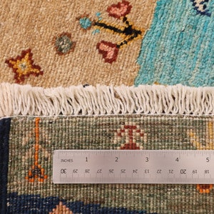 Landscape 4x6 Area Rug Wool Natural Colors Afghan Hand - Etsy