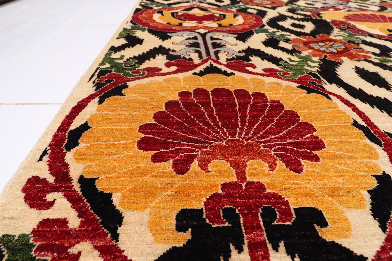 8x9'10 Ft Area Rug Hand Knotted Rug Bedroom Rug - Etsy