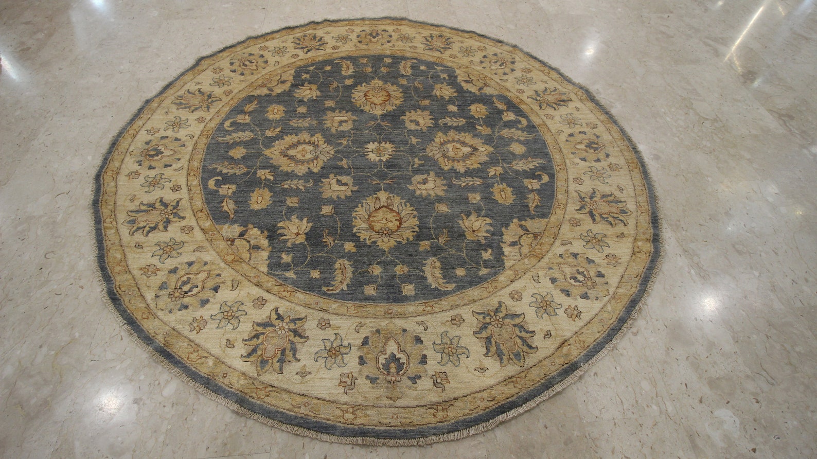 8x8 Round Rug Area Beige Rug Living Room Rug Bed Room Rug | Etsy