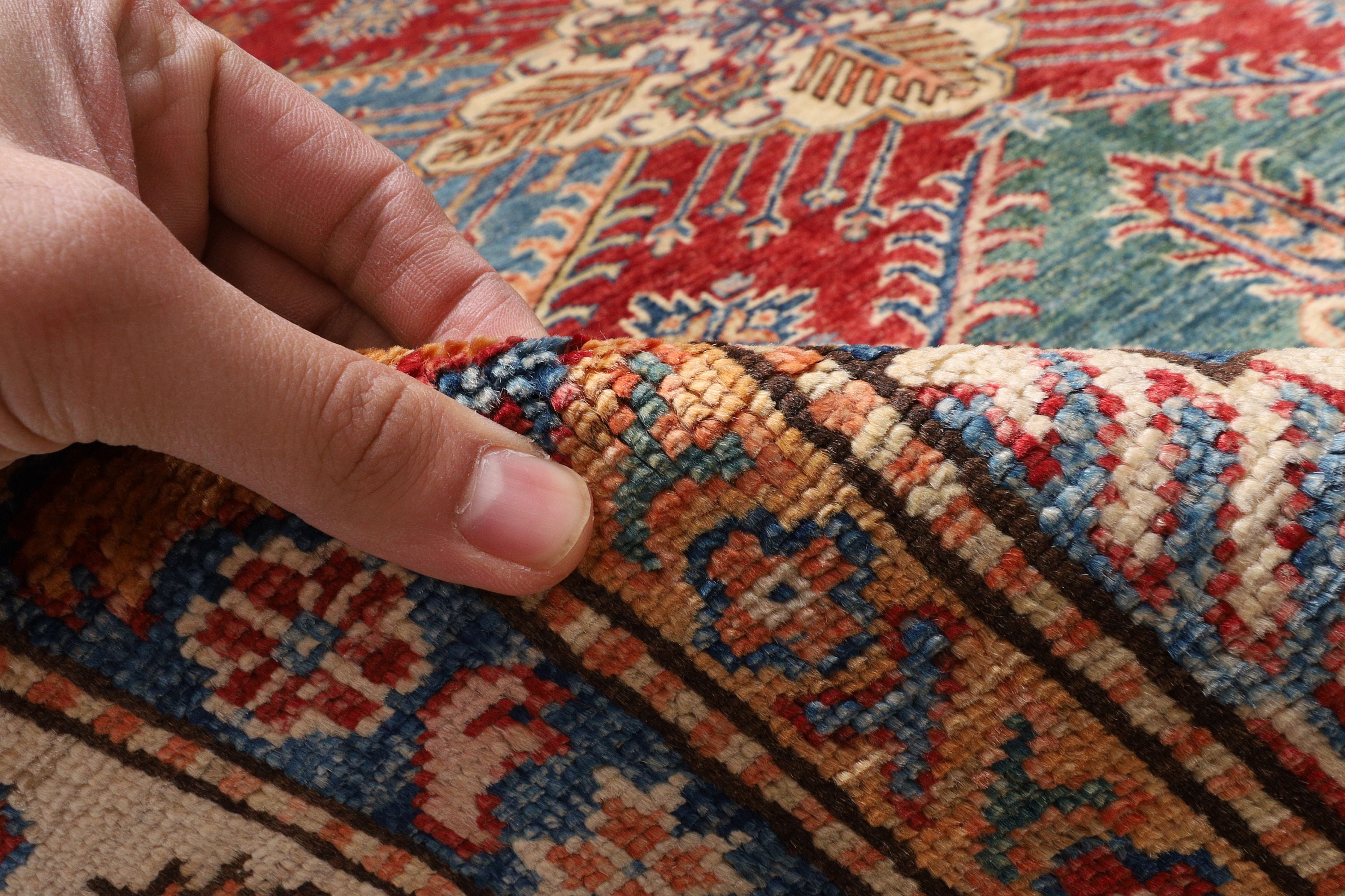 5.9x8 Ft. Area Rug Afghan Hand Knotted Rug Living Room Rug - Etsy UK