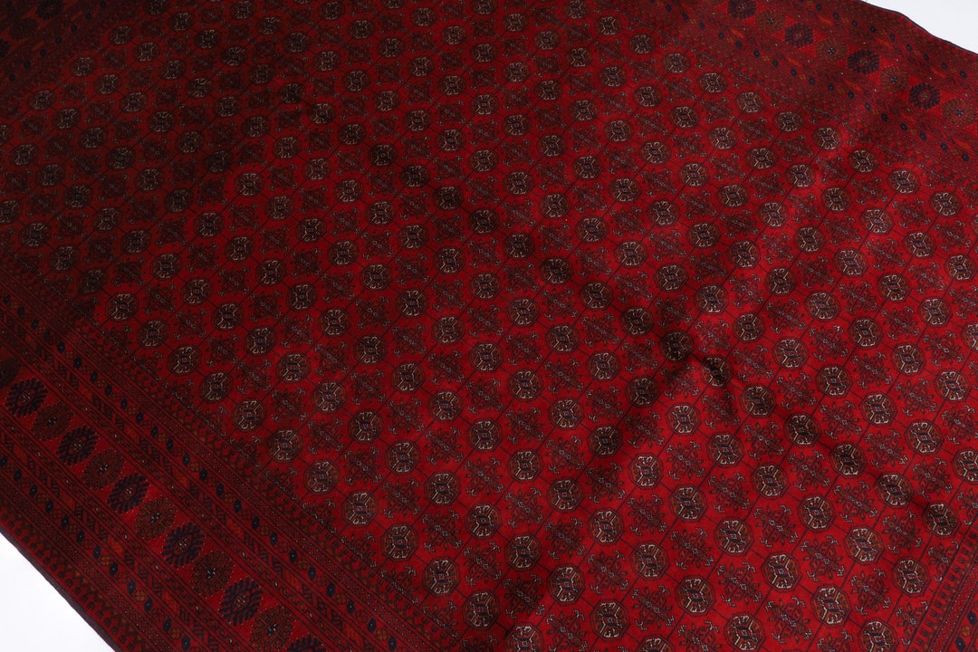 6x8 Fine Bokhara Area Rug, 5'9x7'10 Hand Knotted 100% Wool Dye Rug ...