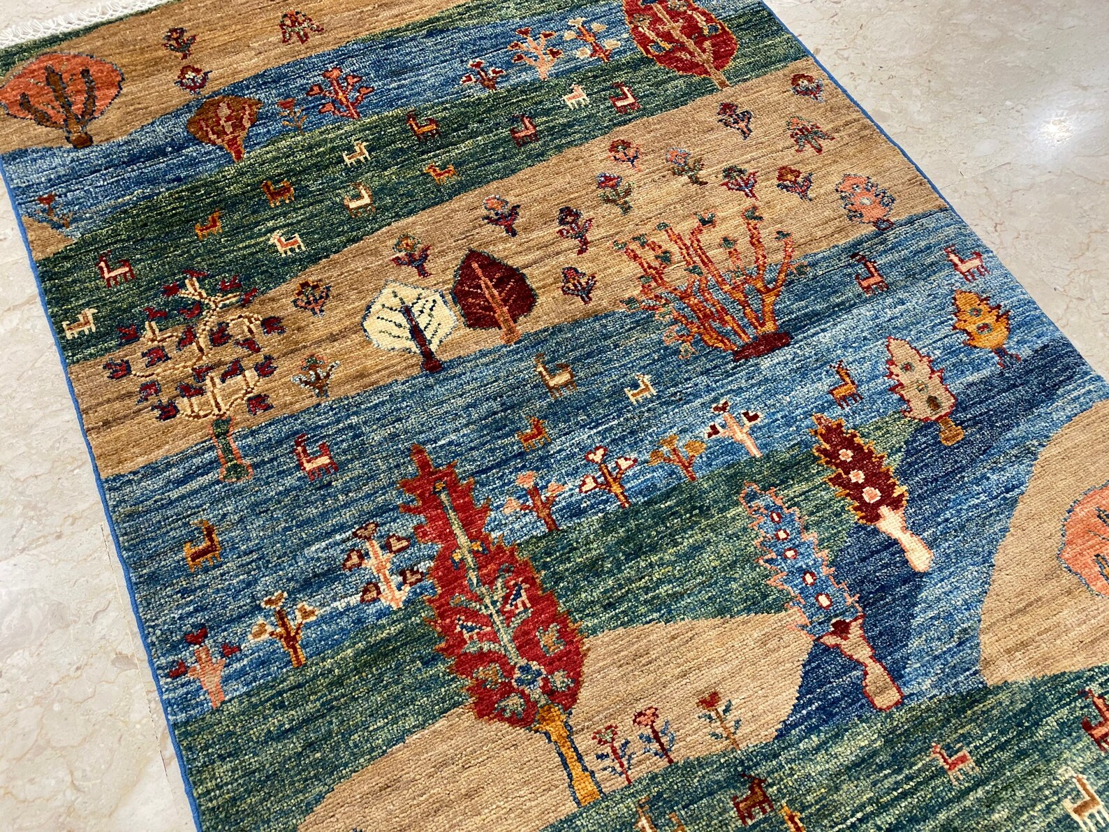 Landscape Tree Rug 2'9x3'10 Rug 80x120 Cm Carpet - Etsy