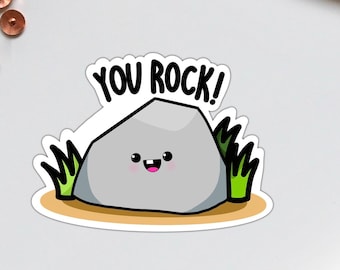 You Rock Sticker - Etsy