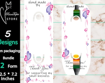 Pen Display Card Svg, Epoxy Pen Care Card, Pen Holder Svg, Glitter Pen ...