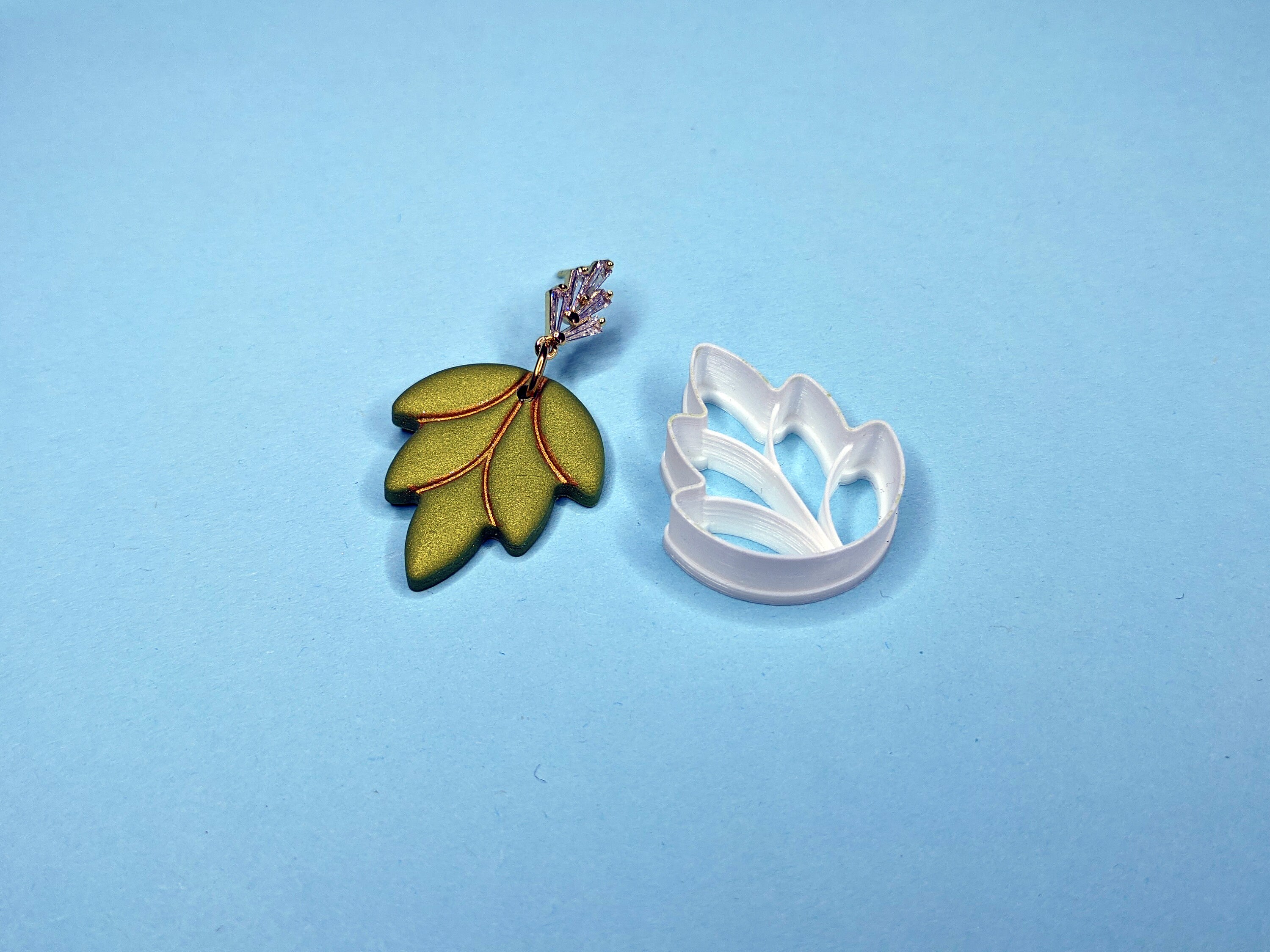 Art Deco Style Leave Cutter Cutters for Leave Earrings - Etsy