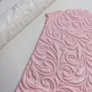 Polymer Clay Texture Roller With Swirl Pattern - Swirl Pattern Roller ...