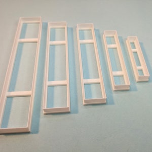 Polymer Clay Cutters - Tools - Rectangle Barrette Cutter - Hair Pin ...