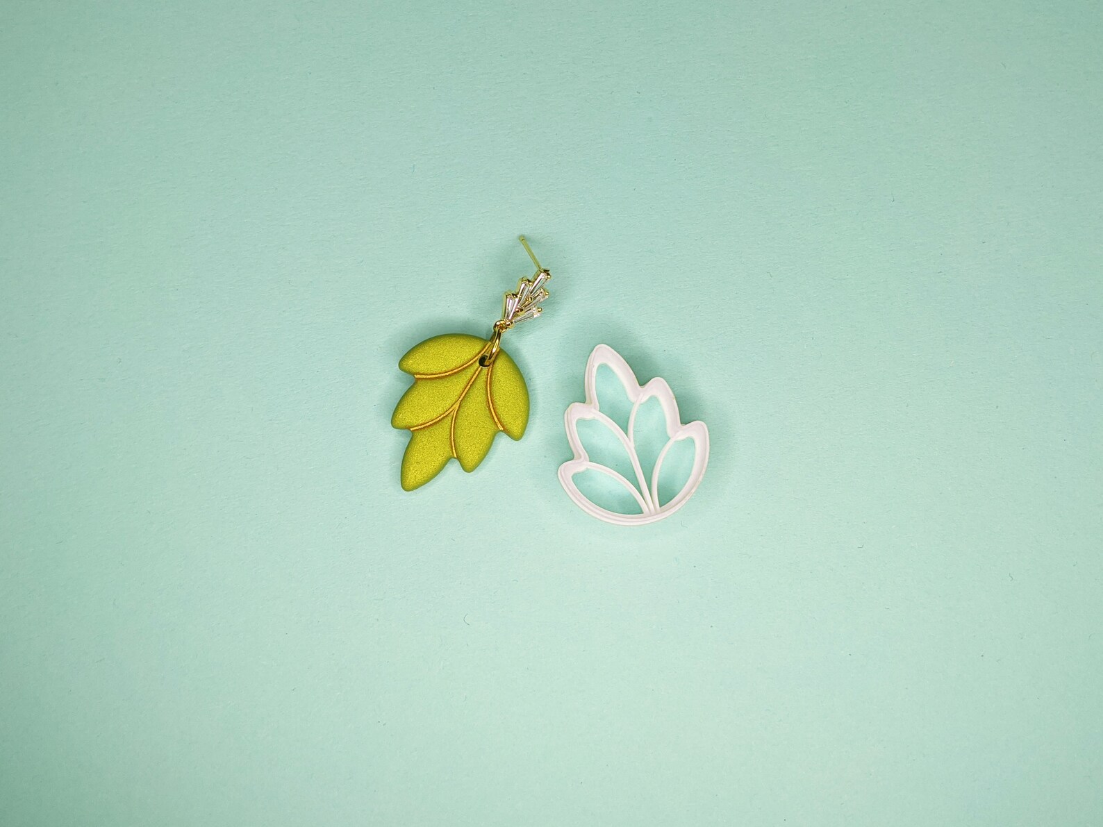 Art Deco Style Leave Cutter Cutters for Leave Earrings - Etsy