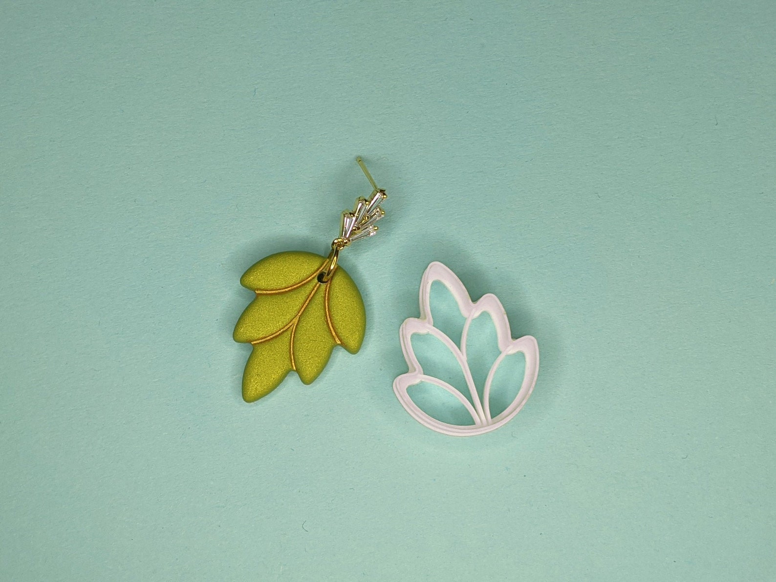 Art Deco Style Leave Cutter Cutters for Leave Earrings - Etsy