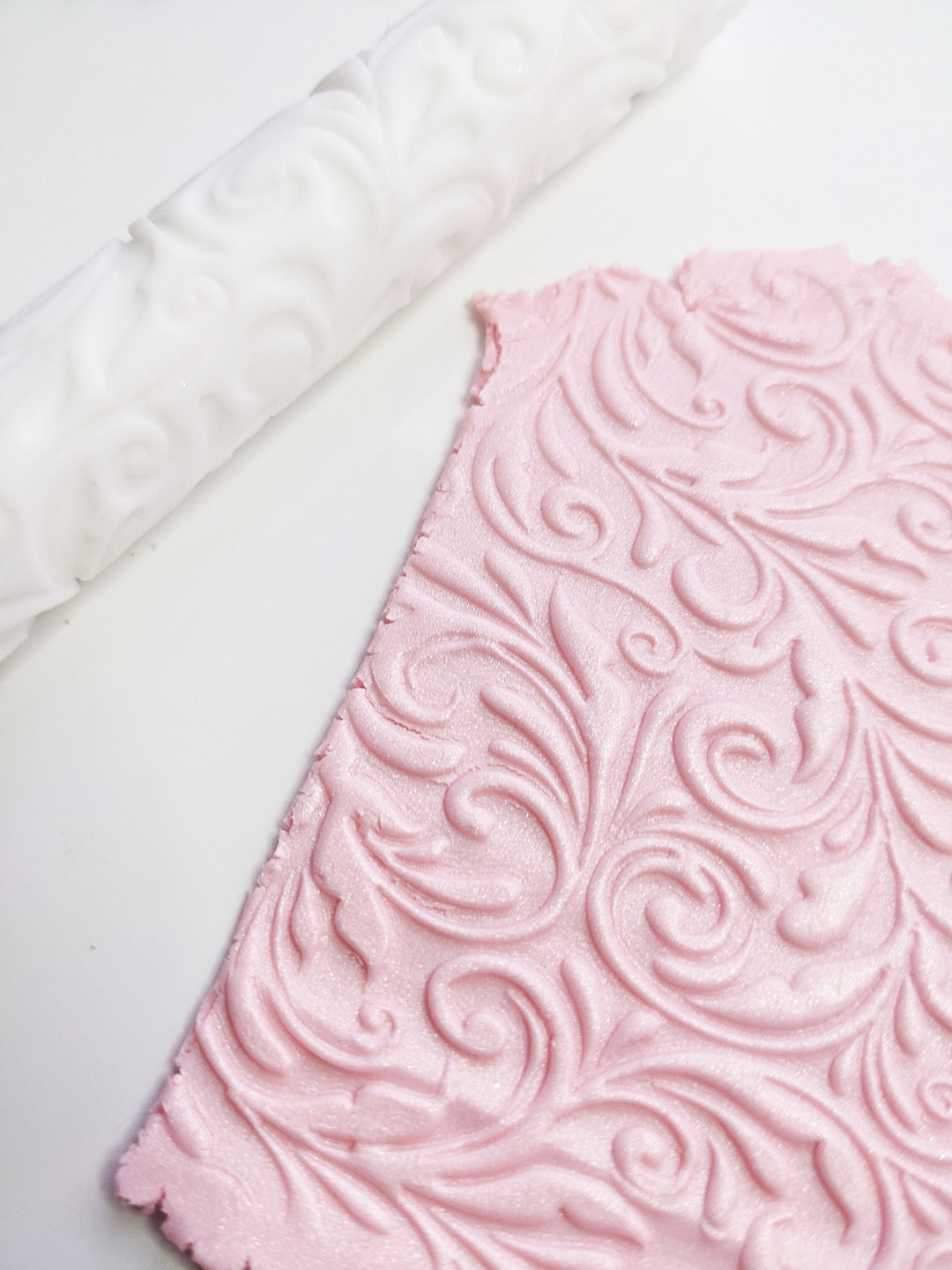 Polymer Clay Texture Roller With Swirl Pattern - Swirl Pattern Roller ...