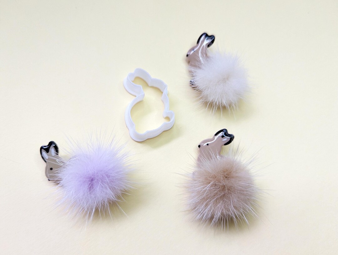 Rabbit Pottery Cutter - Fondant, Pottery Tools - Easter Rabbit Cutter ...