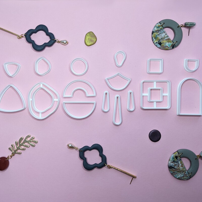 Polymer Clay Earring Kit - Etsy