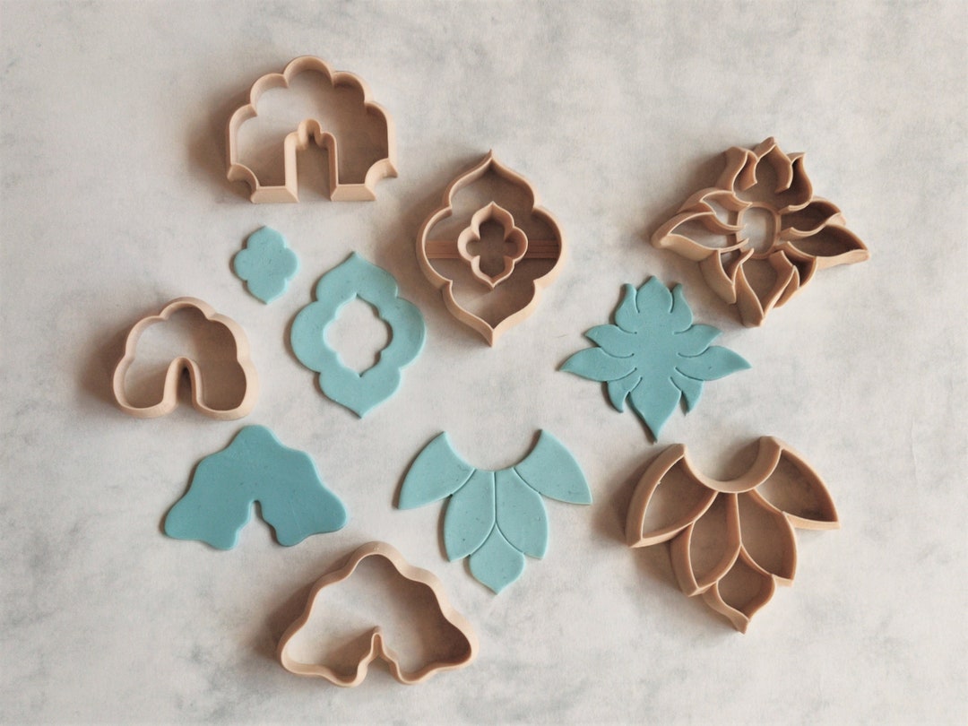 Cutter Set With Various Shapes 1 Earrings Cutter Polymer - Etsy