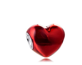 Pandora Red Heart - Etsy