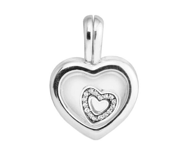Floating Heart Locket Beads for 925 Sterling Silver Original Bracelets ...