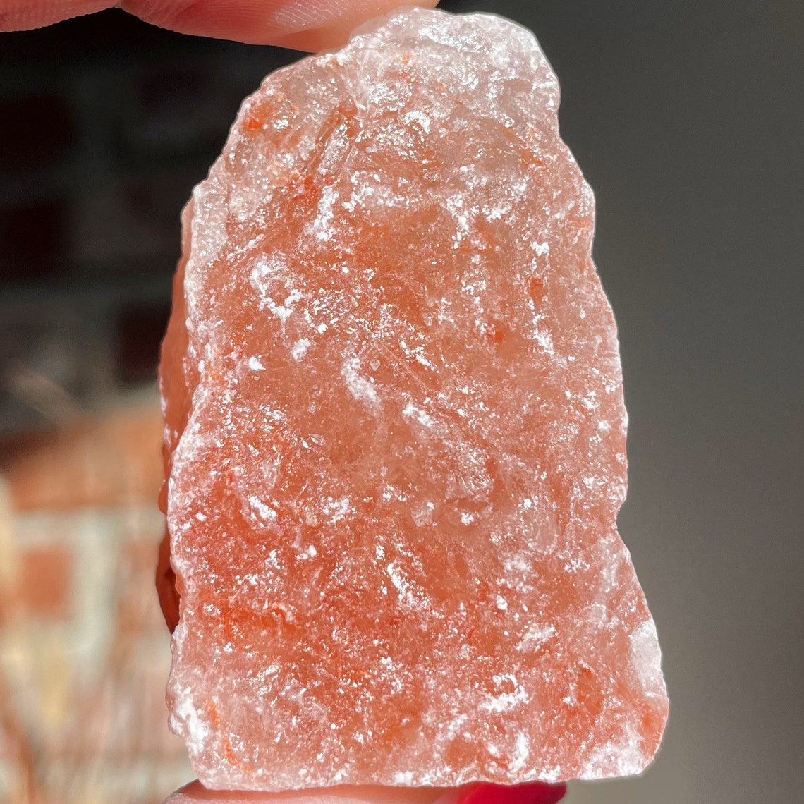 Pink Halite Raw Crystal Pink Himalayan Rock Salt | Etsy