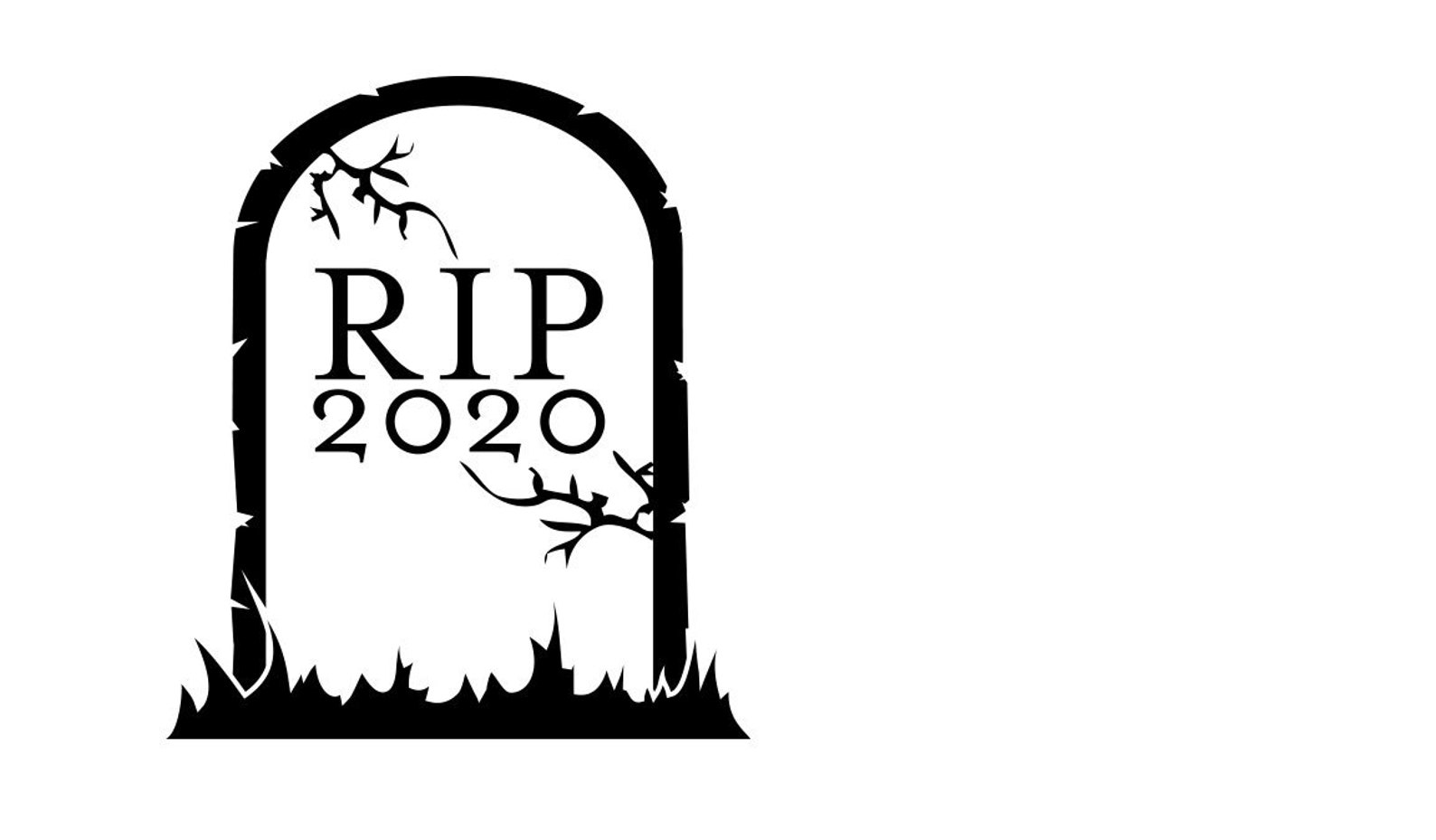 SVG Tombstone RIP 2020 - Etsy