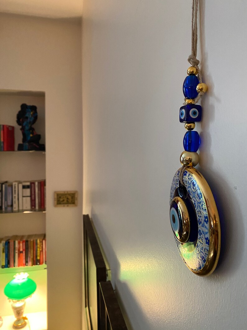 Evil Eye Wall Decor Evil Eye Home Decor Glass Evil Eye Wall - Etsy
