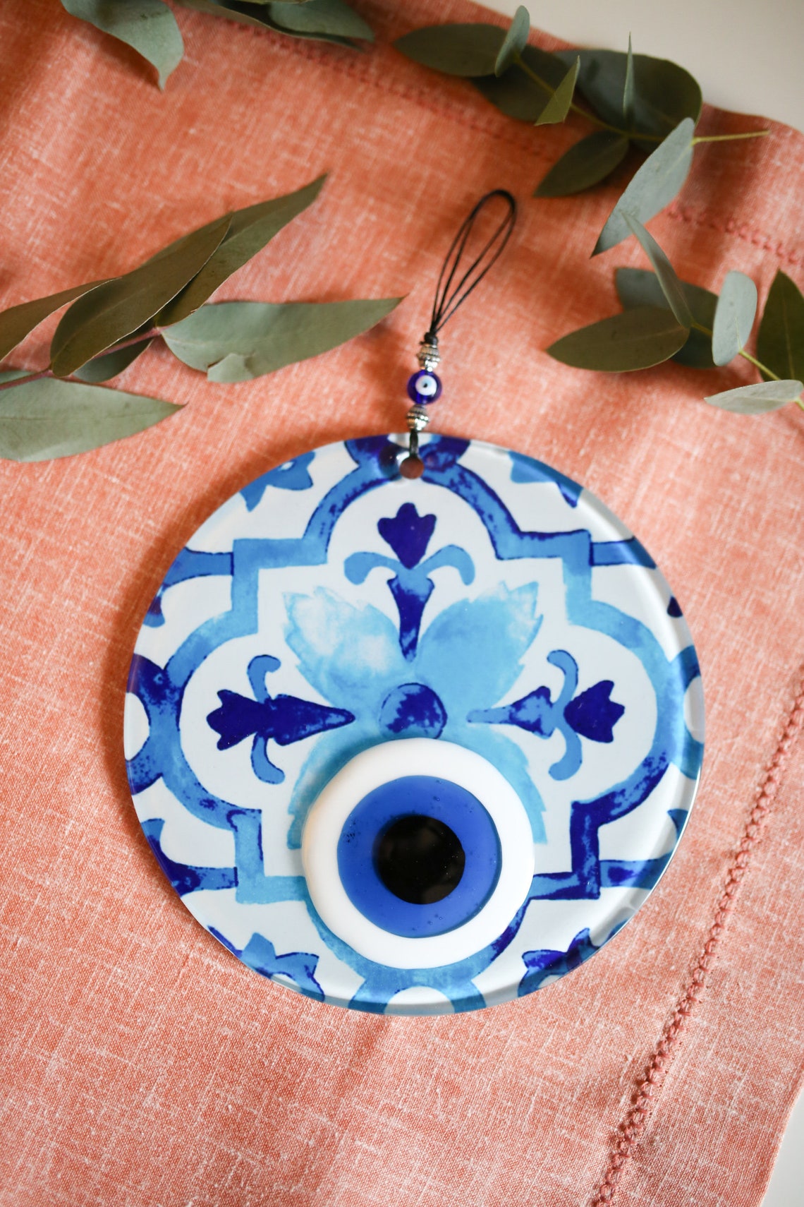 Evil Eye Wall Decor Evil Eye Home Decor Glass Evil Eye Wall | Etsy