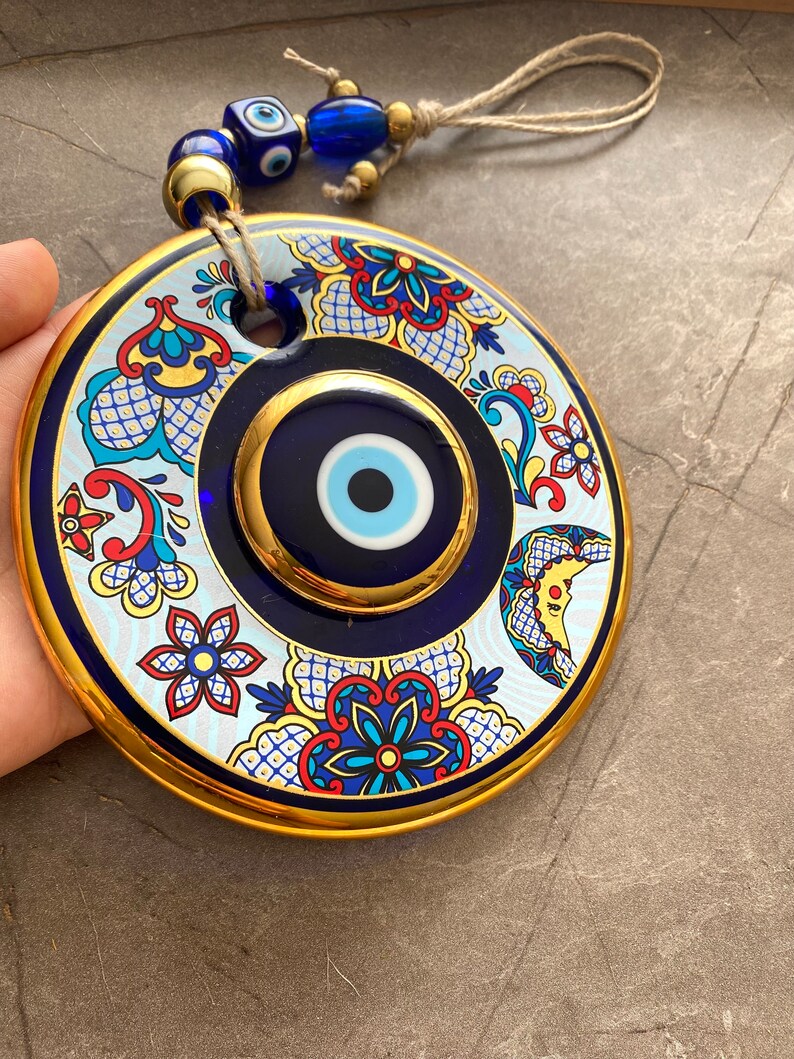 Evil Eye Wall Hanging Evil Eye Wall Decor Mal De Ojo - Etsy