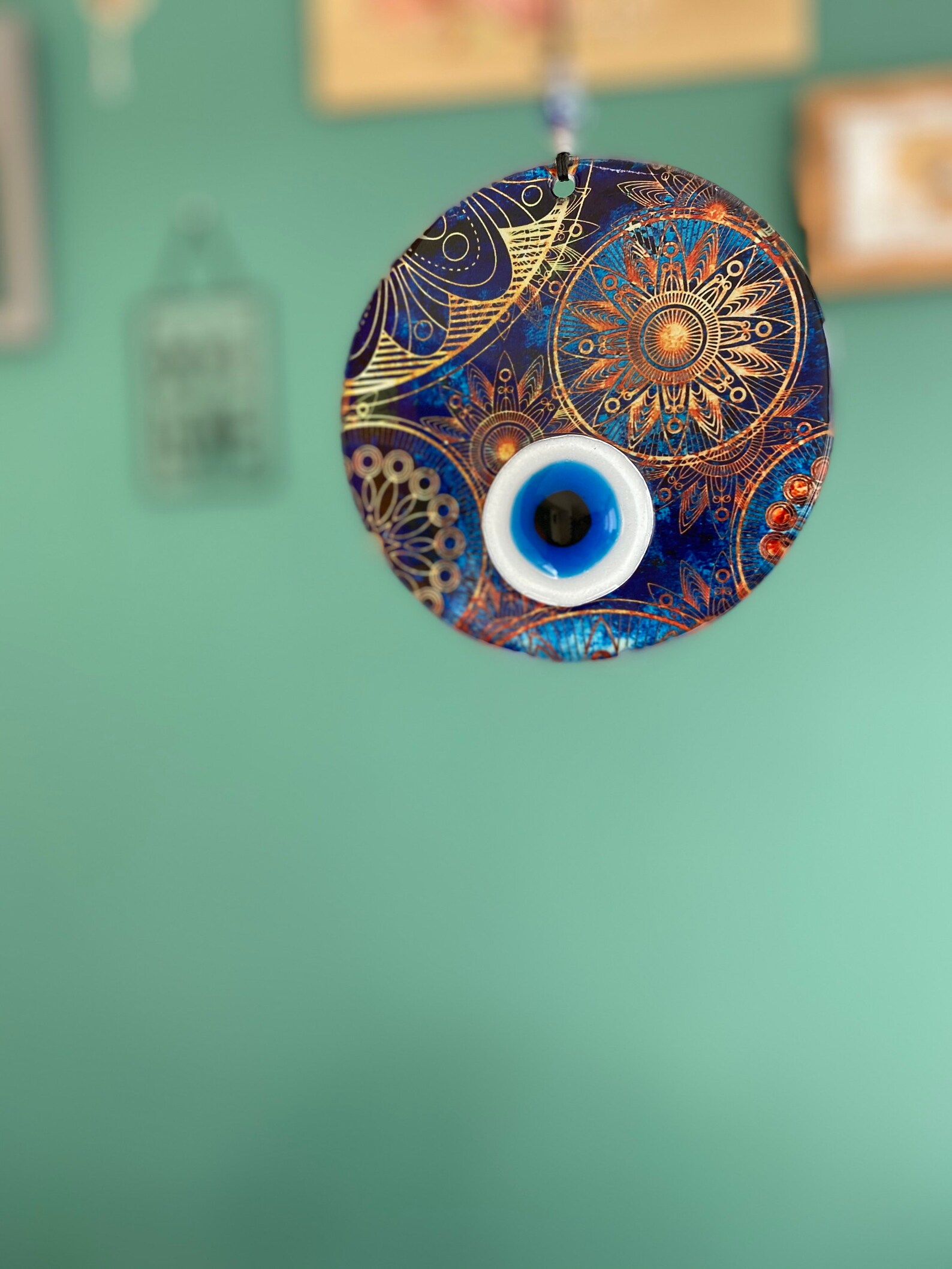 Evil Eye Wall Hanging Evil Eye Wall Decor Bohemian Home | Etsy