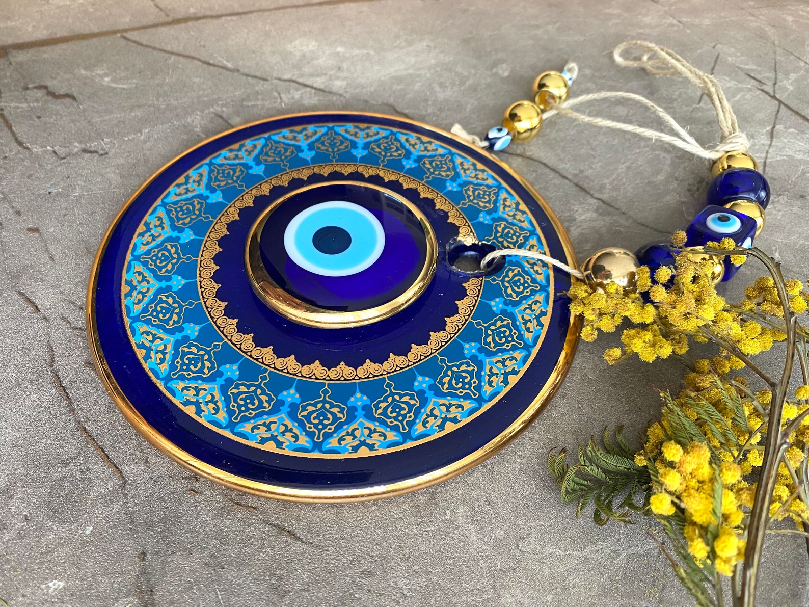 Large Evil Eye Home Decor Evil Eye Wall Decor Glass Evil Eye | Etsy