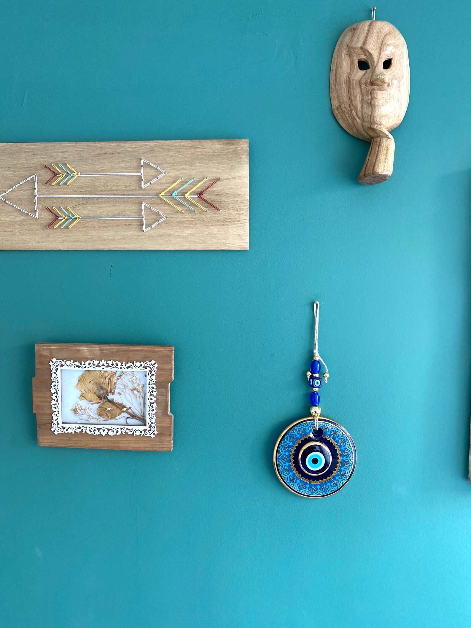 Large Evil Eye Home Decor, Evil Eye Wall Decor, Glass Evil Eye Wall ...