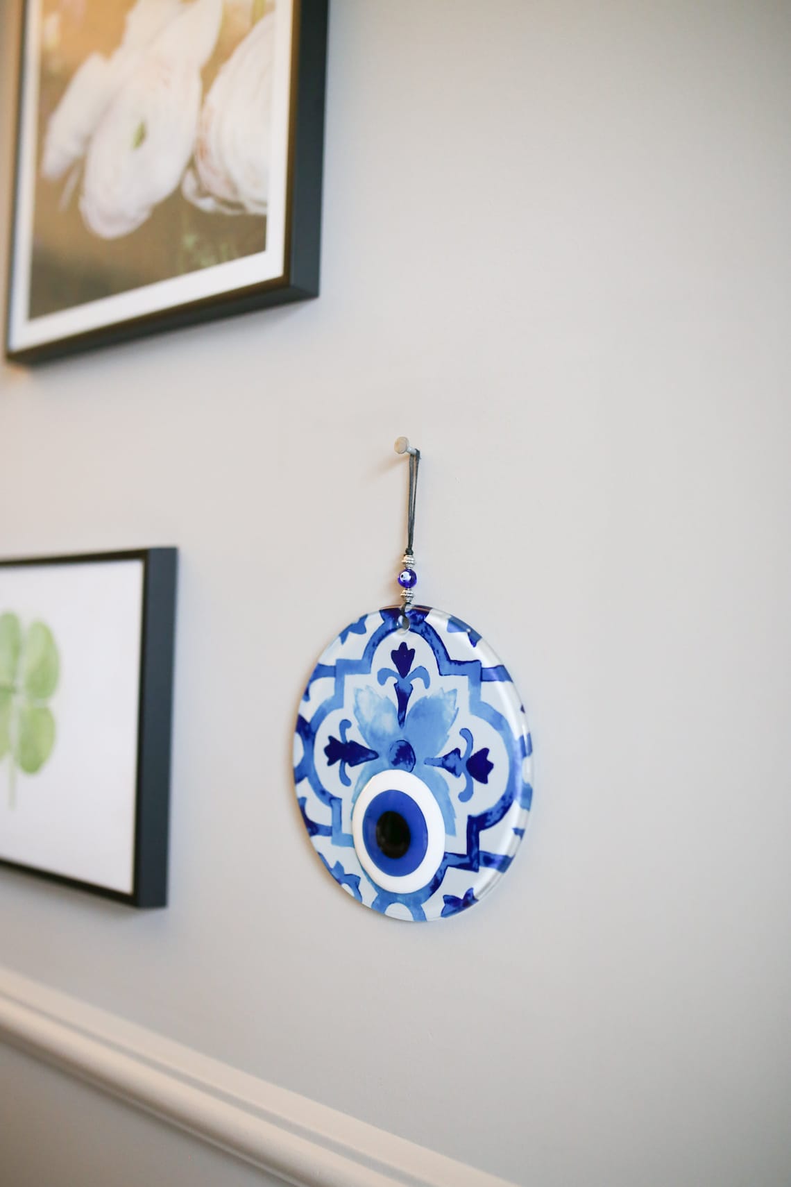 Evil Eye Wall Decor Evil Eye Home Decor Glass Evil Eye Wall | Etsy