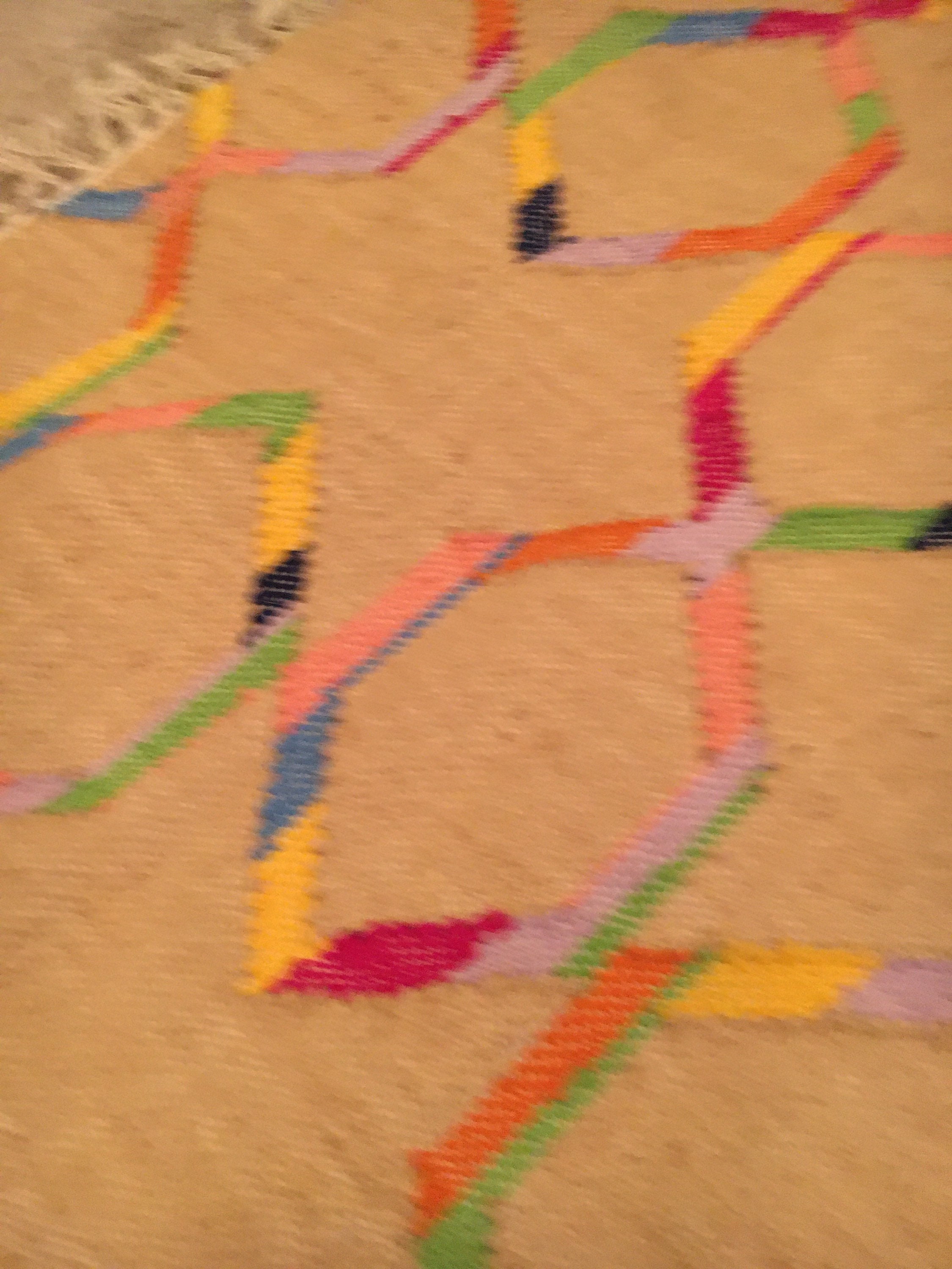 Jute Geometric Multi Coloured Crushed Hexagon Rug - Etsy UK