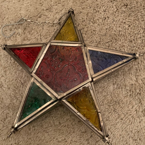 Glass Star Lantern - Etsy