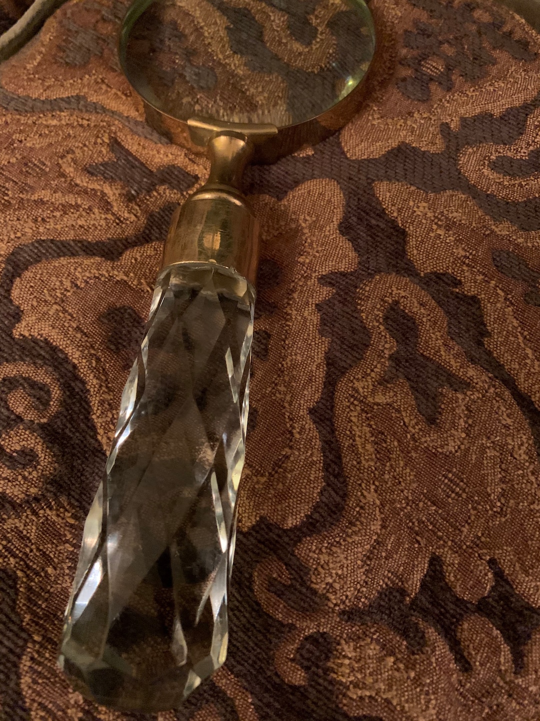 Large Crystal Magnifying Glass - Etsy UK