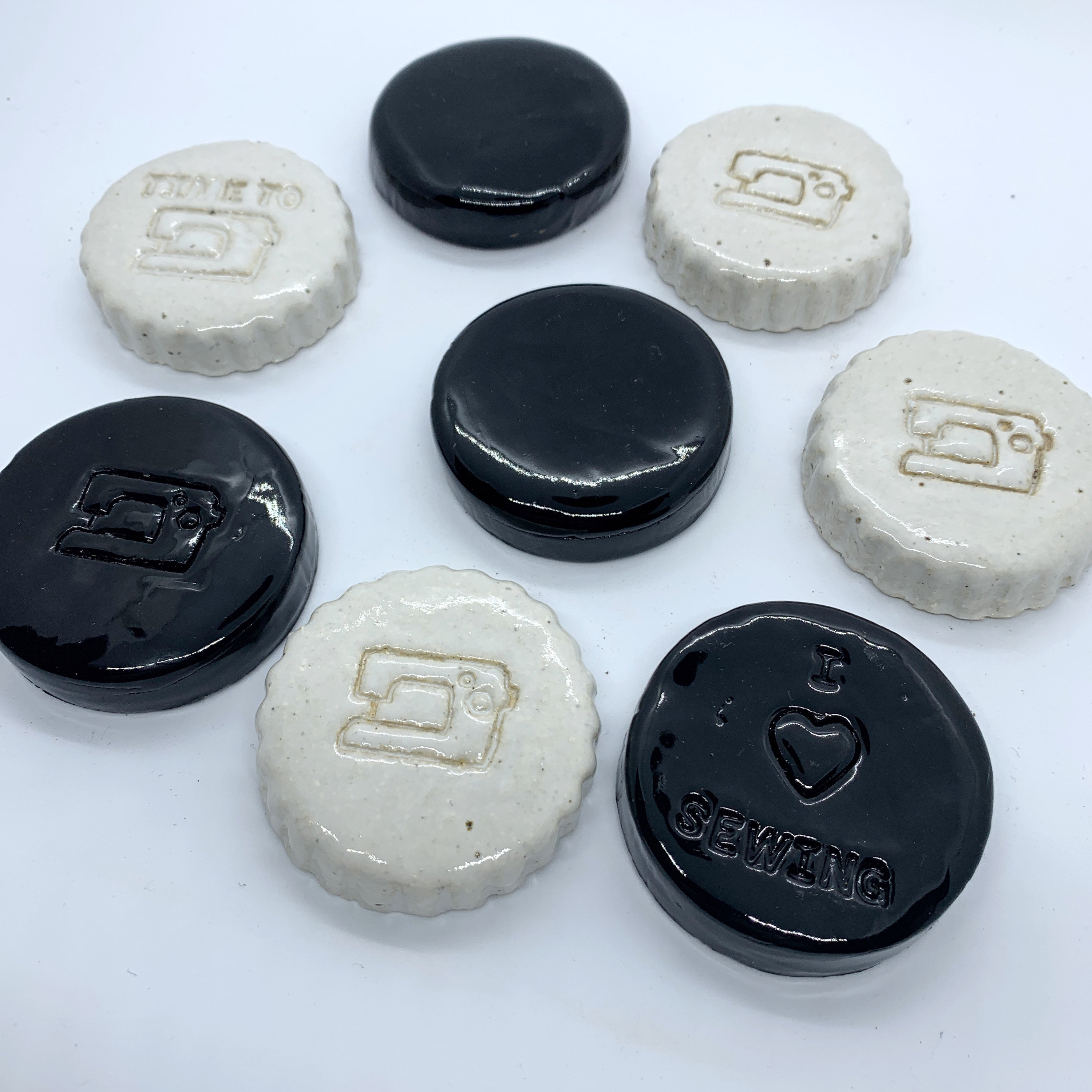 Black and White Sewing Pattern Weights Set of 8 - Etsy Australia
