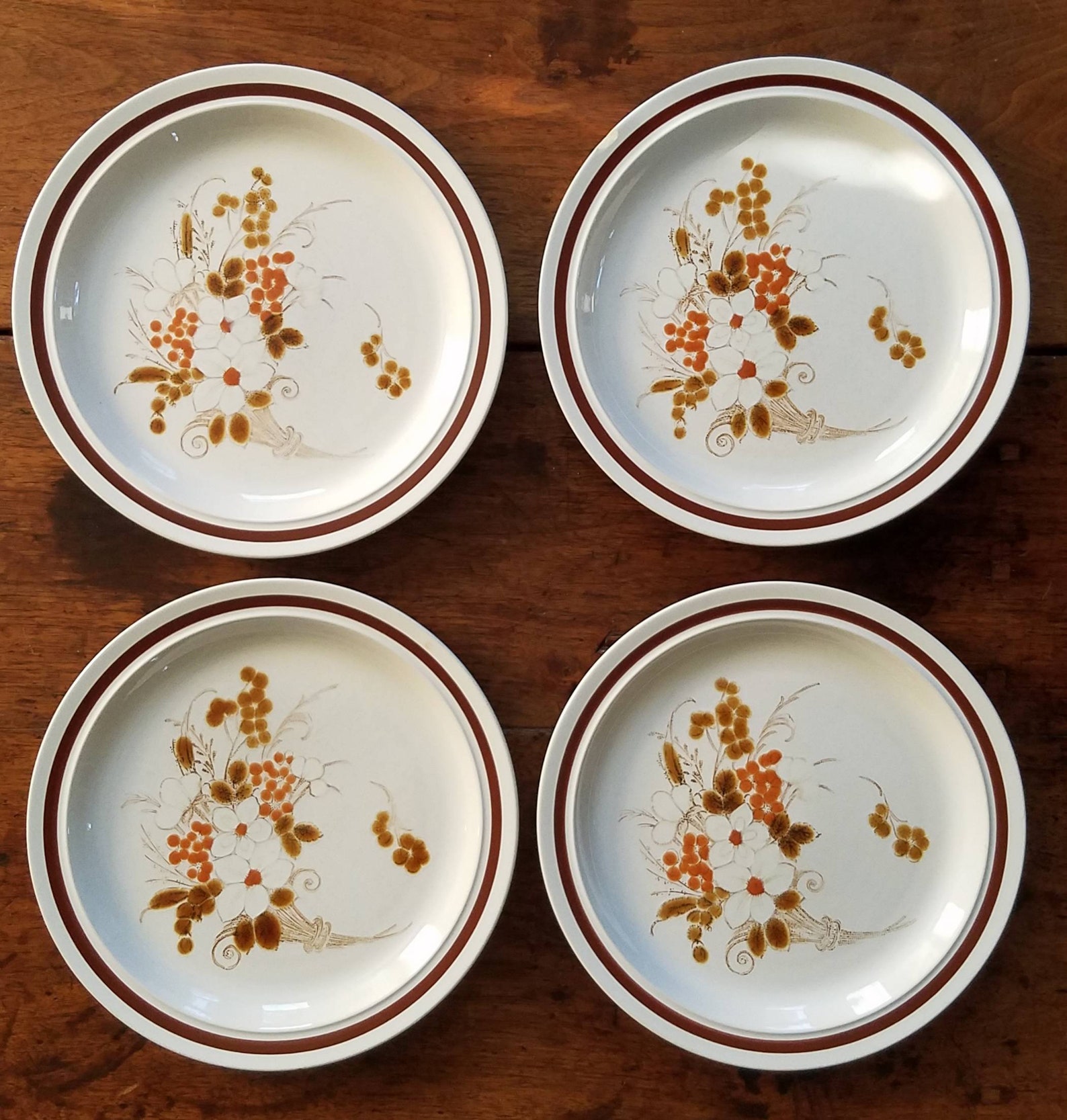 Dinner Plate Four Seasons Collection Made in Japan Stoneware - Etsy