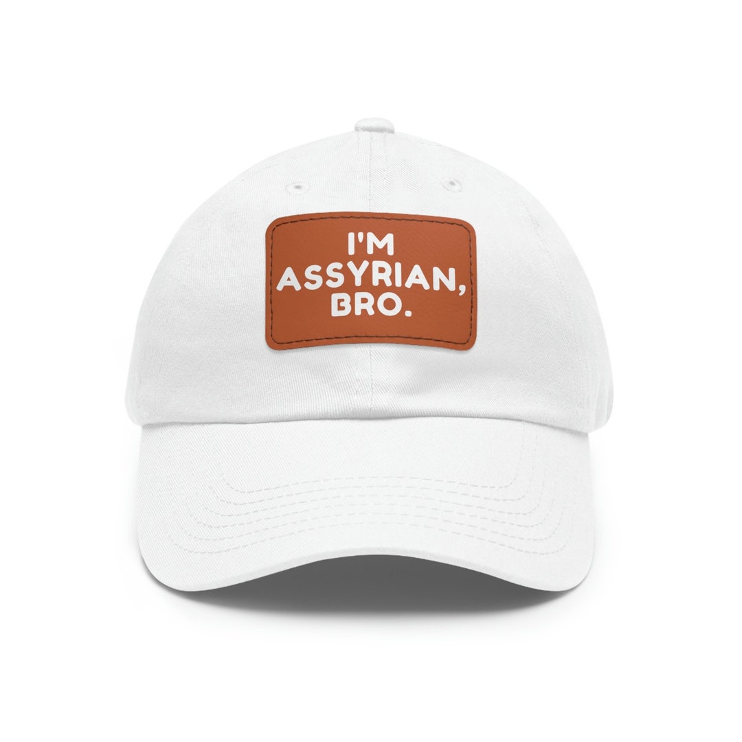 ASSYRIAN Hat With Leather Patch, Funny, Translation, Mens Hat, Womens ...