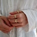 Statement Gold Rings for Women, Tarnish Resistant and Handcrafted Rings ...