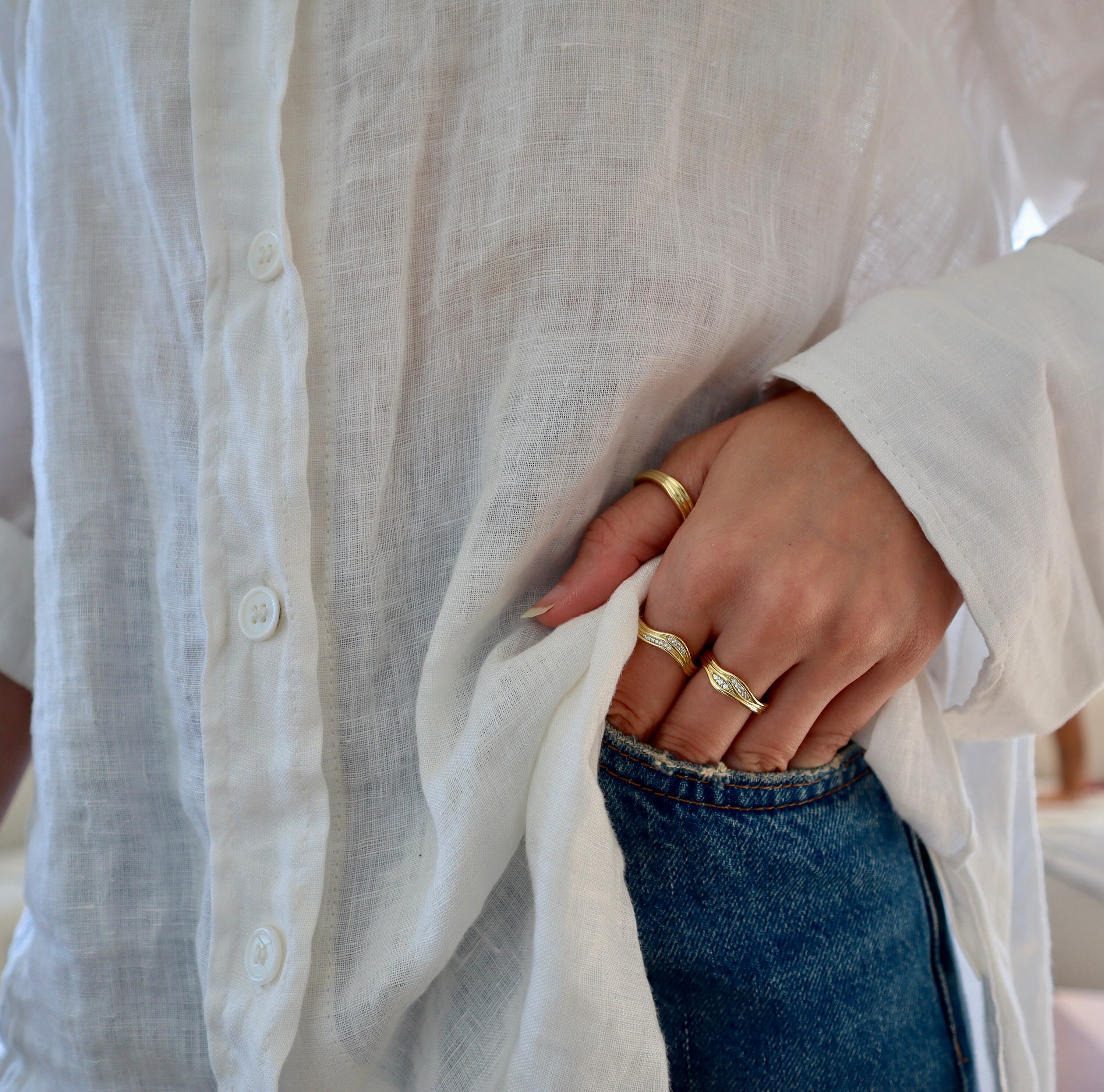 Statement Gold Rings for Women, Tarnish Resistant and Handcrafted Rings ...