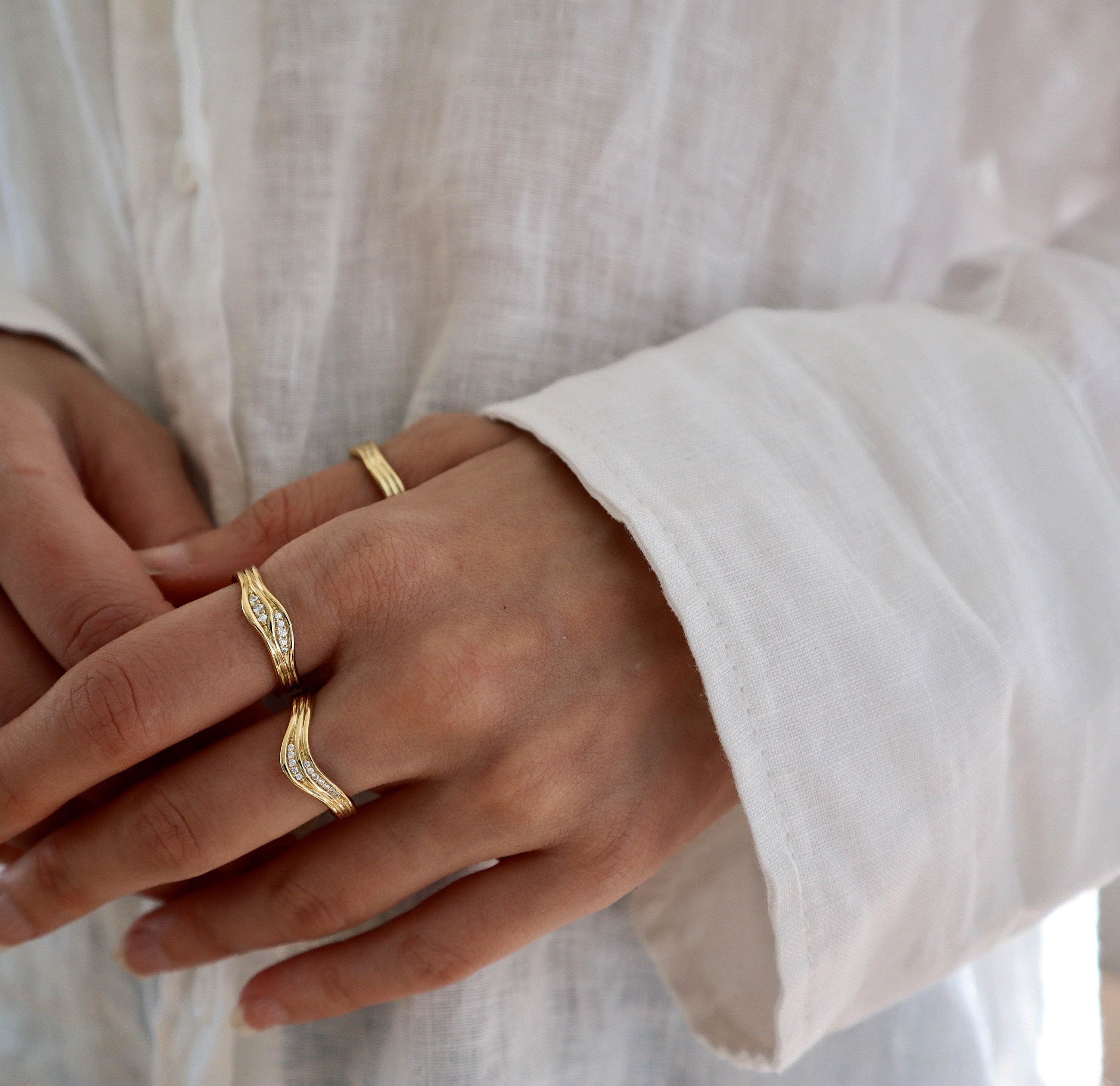 Statement Gold Rings for Women, Tarnish Resistant and Handcrafted Rings ...