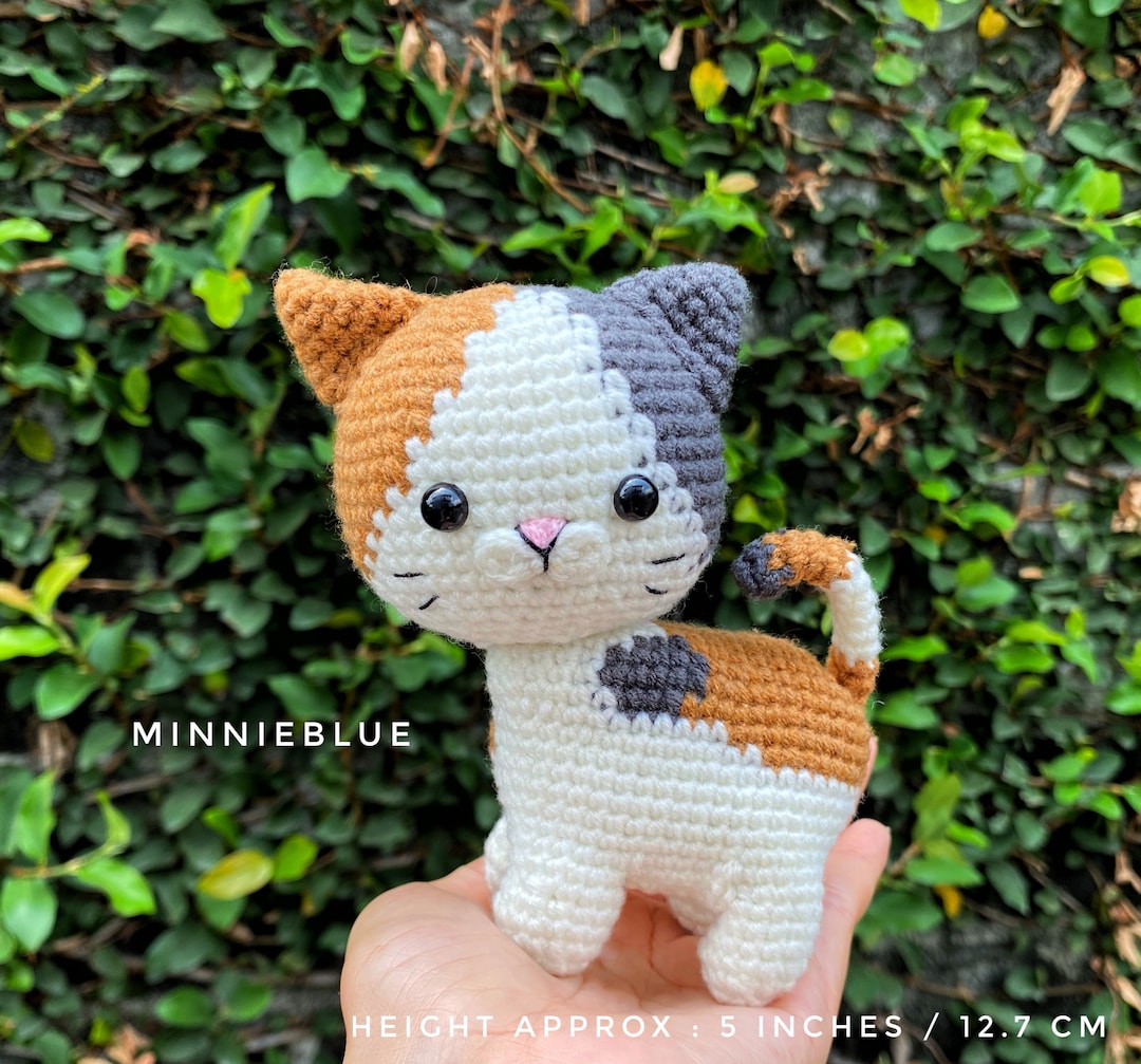 Amigurumi Cat Crochet Pattern - Instant Download Amigurumi Calico Cat ...