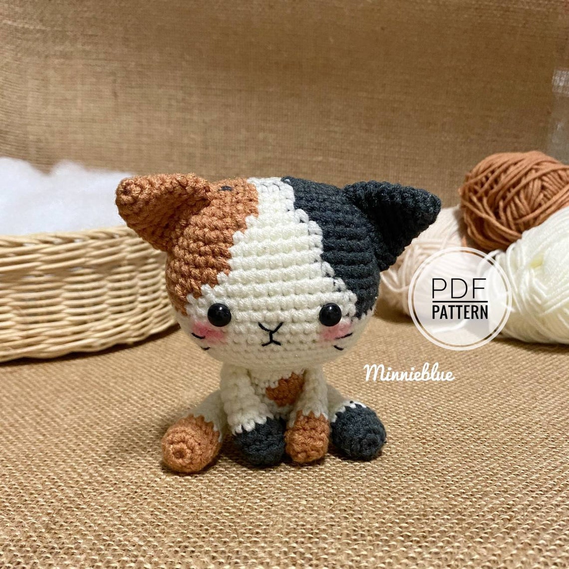 Cat Crochet Pattern Instant Download DIY Amigurumi Pattern - Etsy