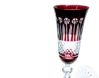 Ruby Crystal Glasses - Etsy