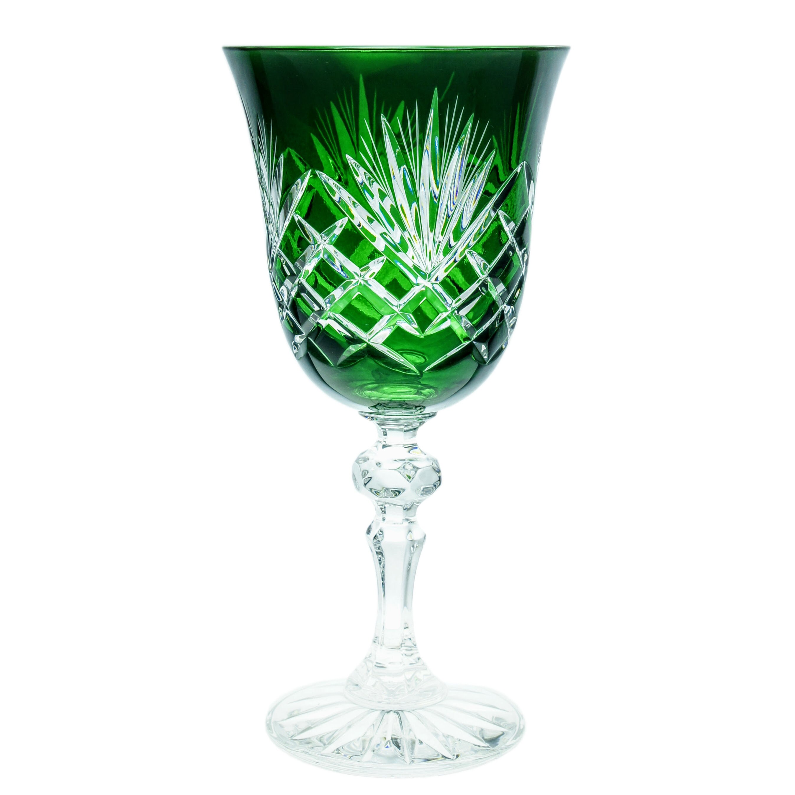 Marika Color Crystal Wine Glasses 220ml 6 Pcs - Etsy