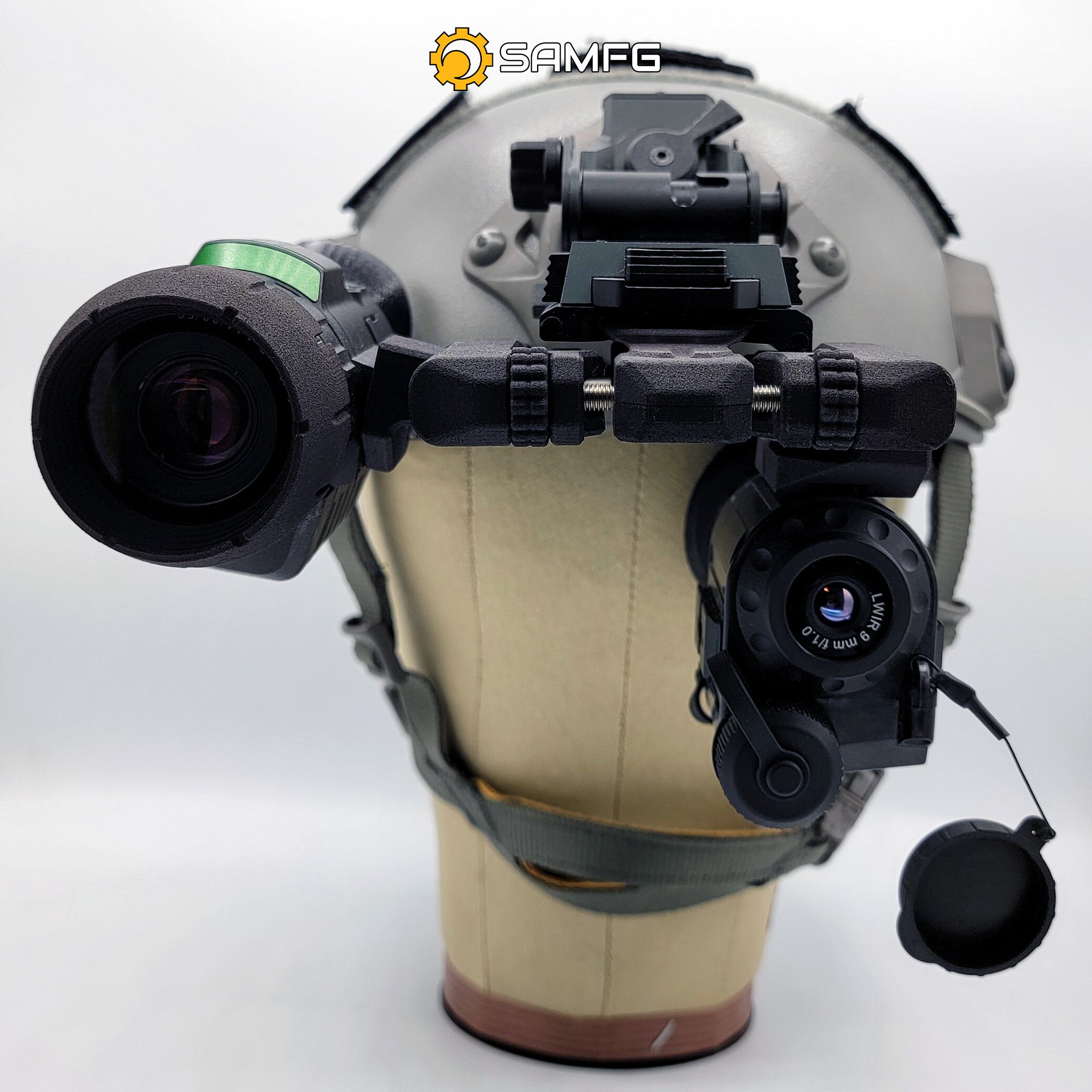 Nightwatch 3 Modular and Adaptable Folding Bridge Helmet Mount - Etsy UK