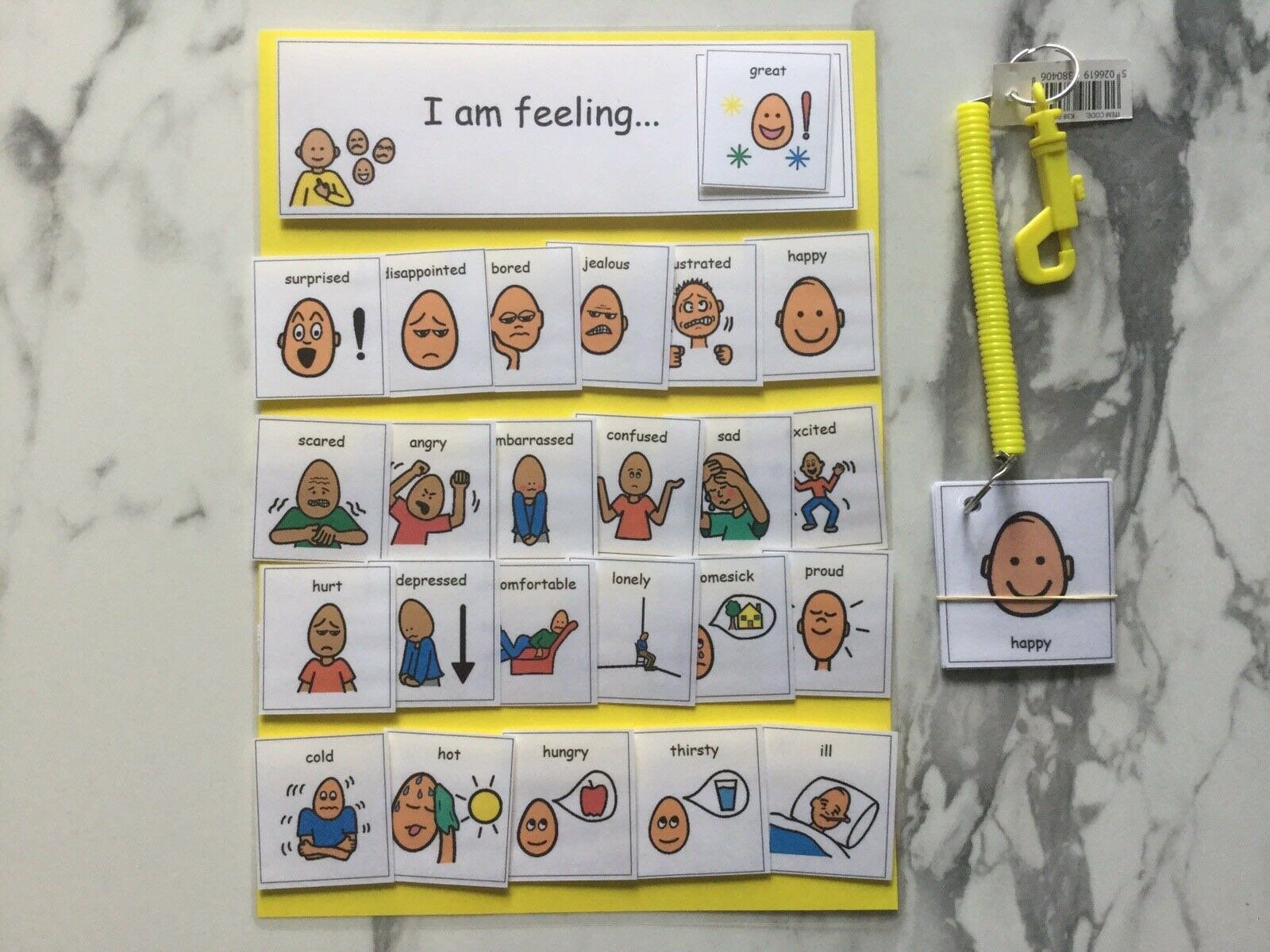 PECS Boardmaker Emotions Pack for SEN Autism Visual - Etsy UK